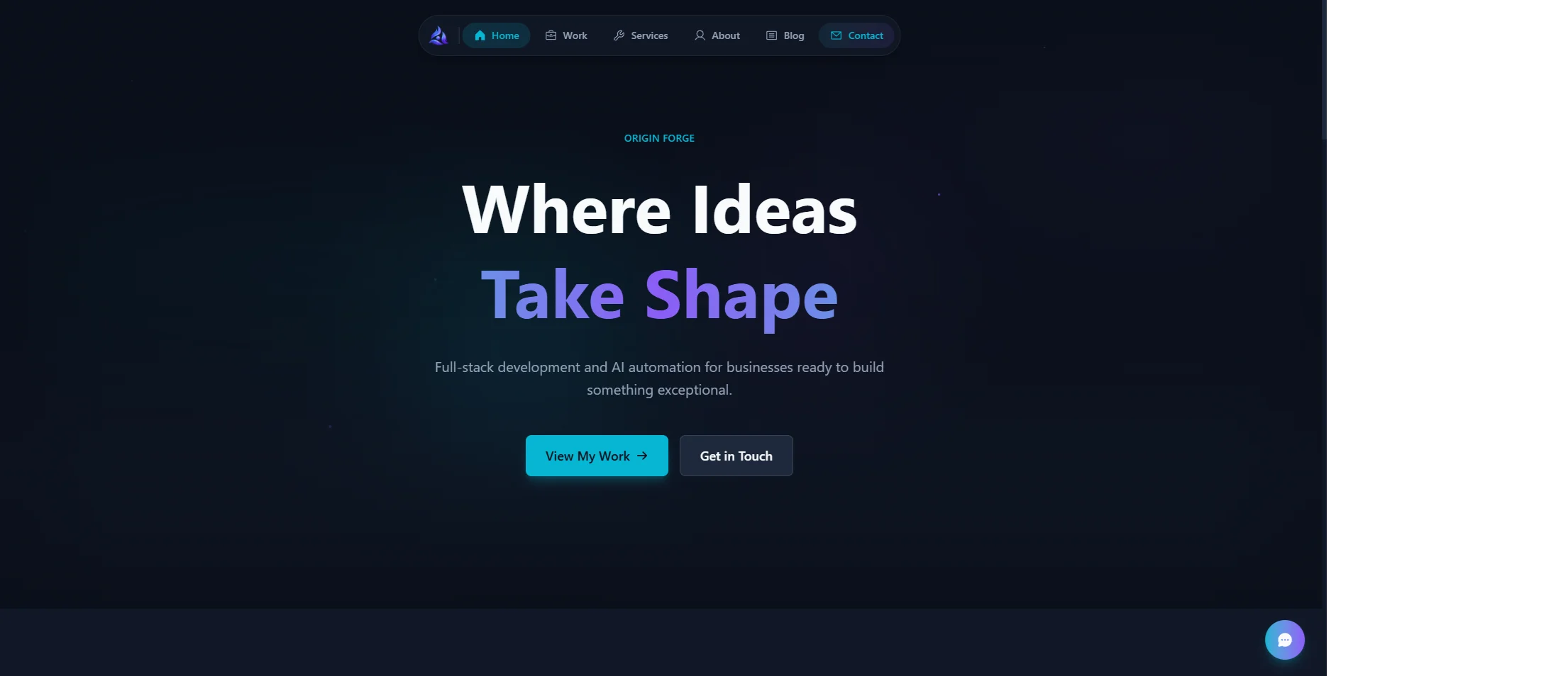 Origin Forge | Where Ideas Take Shape